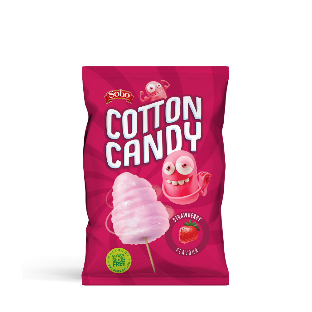 COTTON CANDY 30G Strawberry - Soho snacks