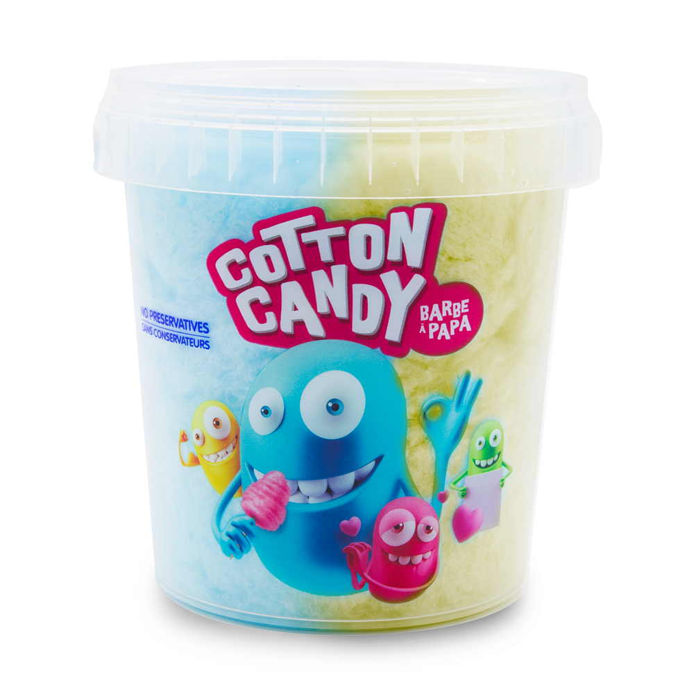 COTTON CANDY Bucket 50 G Rainbow - Soho snacks